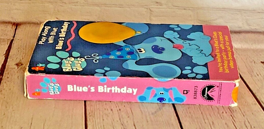 Blue's Clues blue's Birthday VHS by Paramount 1998 NR and Runtime ...
