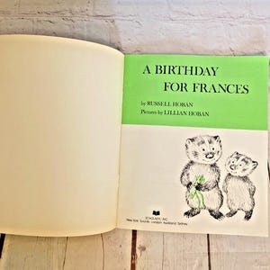 A Birthday for Frances by Russell Hoban | Softcover Children's Book by ...