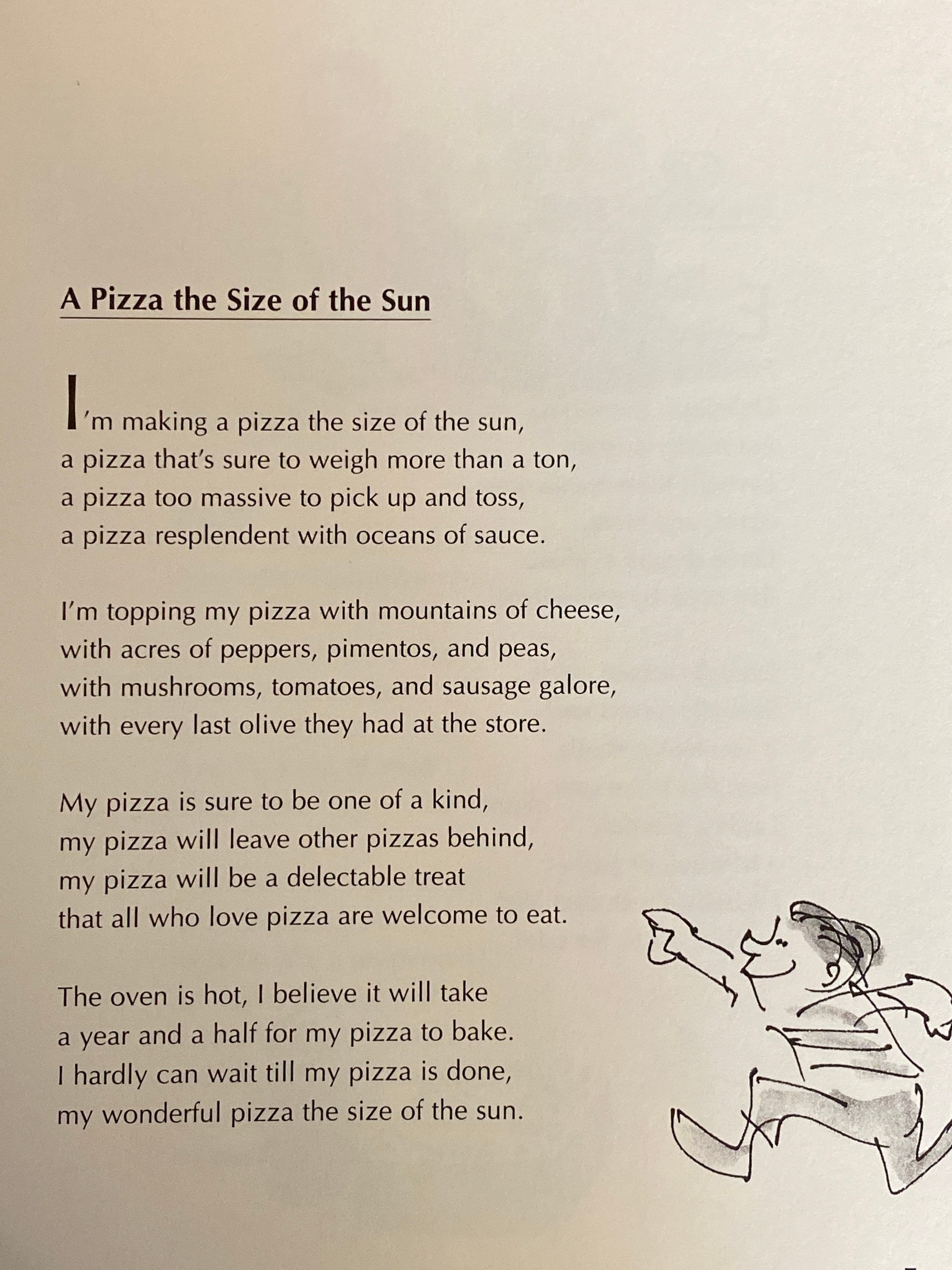 A Pizza the Size of the Sun Poems by Jack Prelutsky 1996 Drawings by ...