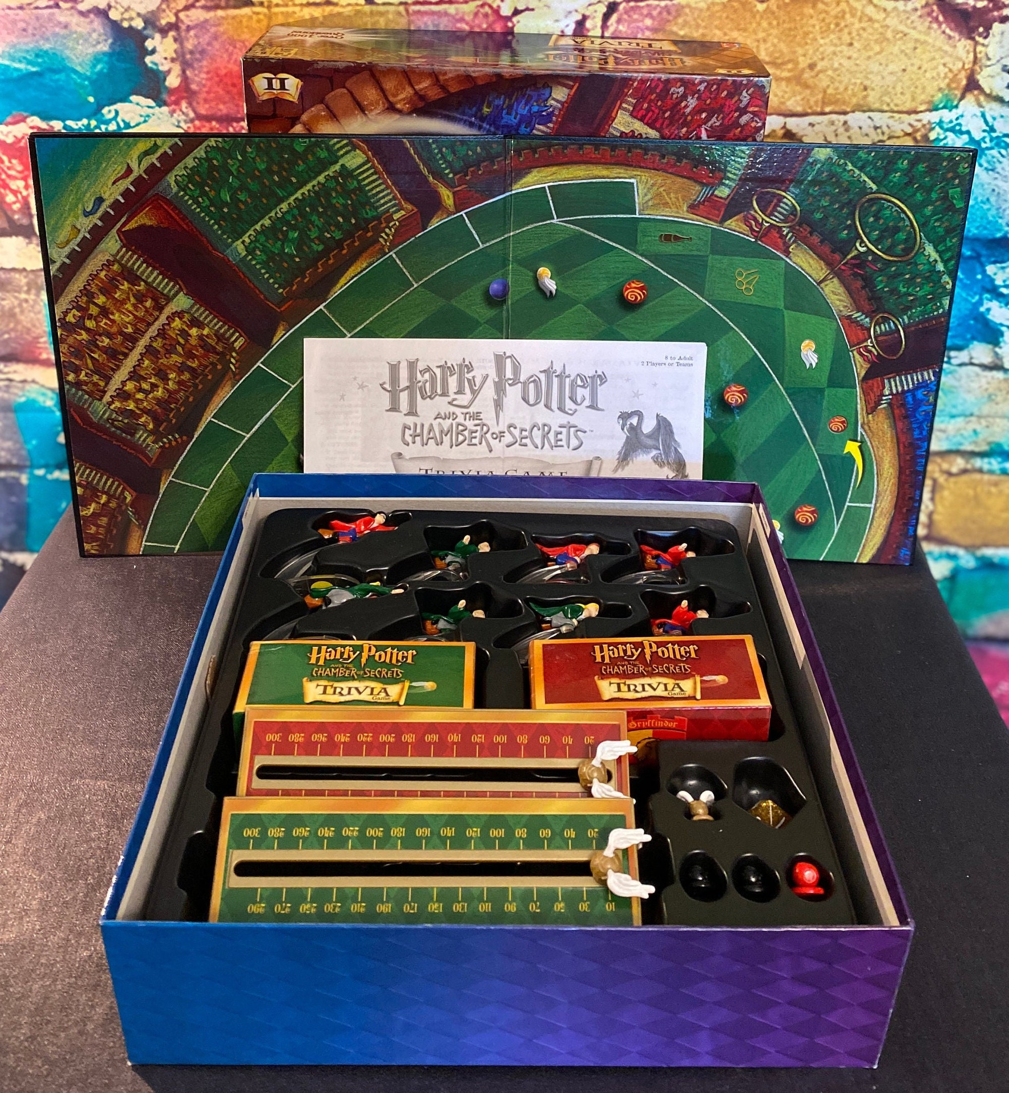 Harry Potter and the Chamber of Secrets Trivia Game by Mattel 2002 ...