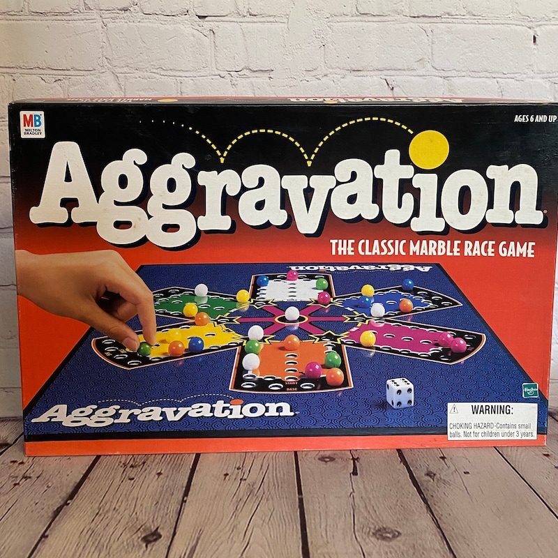 Aggravation Board Game - Etsy Canada