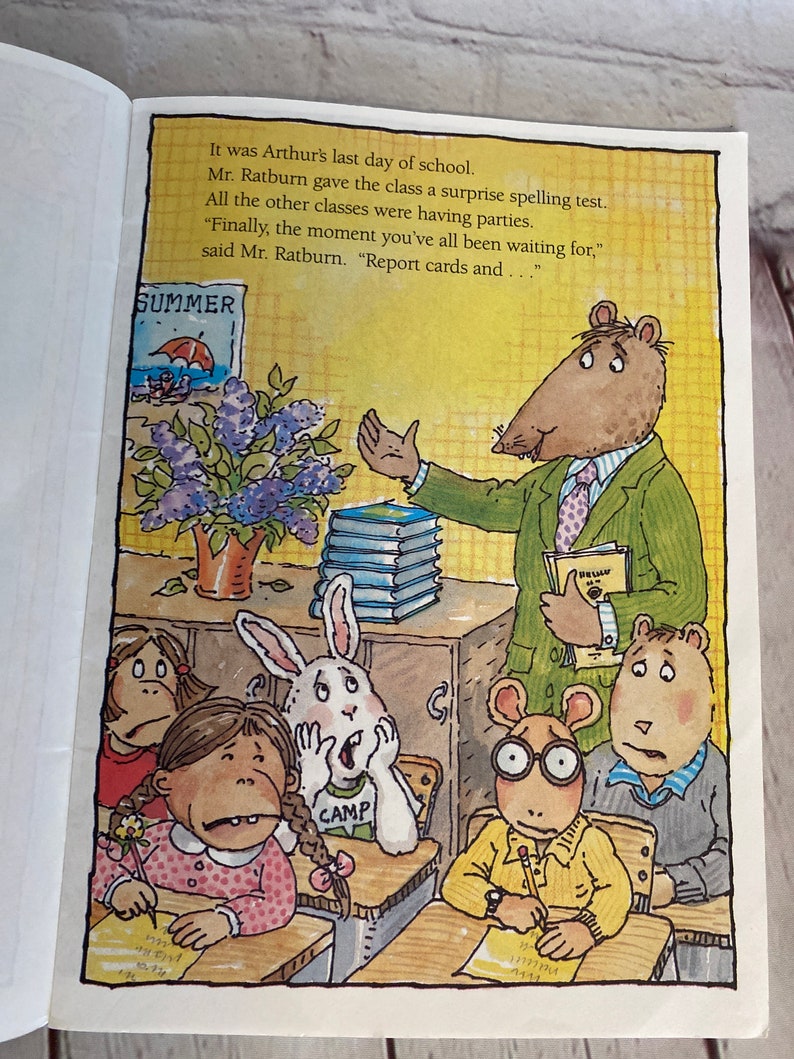 Arthur's Family Vacation by Marc Brown 1993 | Softcover Children's Book ...