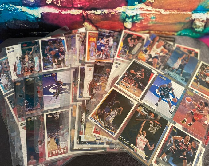 Lot of 90's Basketball Cards - Etsy