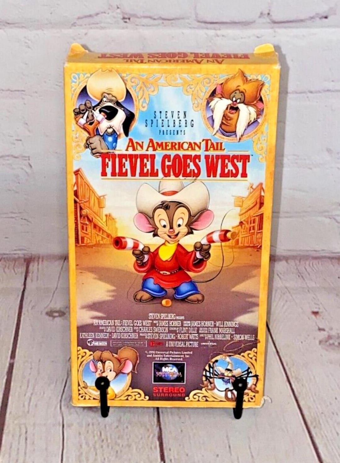 An American Tail Fievel Goes West Vhs By Mca Universal 1992 Rated G
