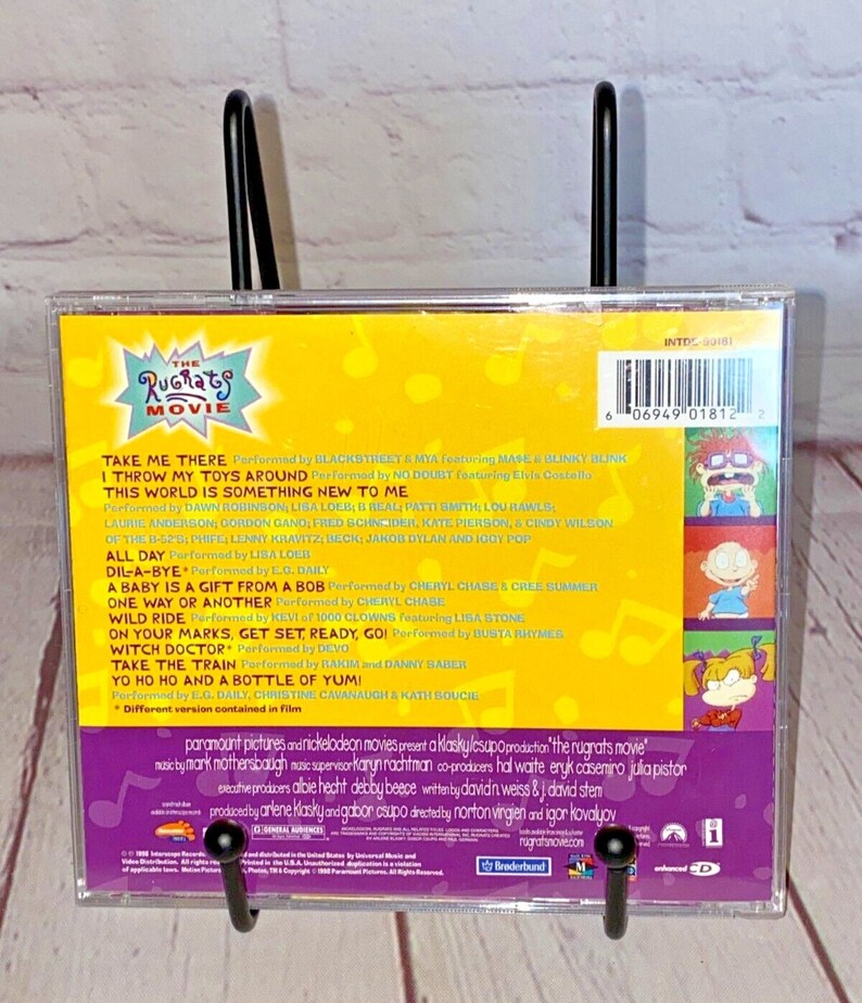 The Rugrats Movie music From the Motion Picture CD by Interscope 1998 ...