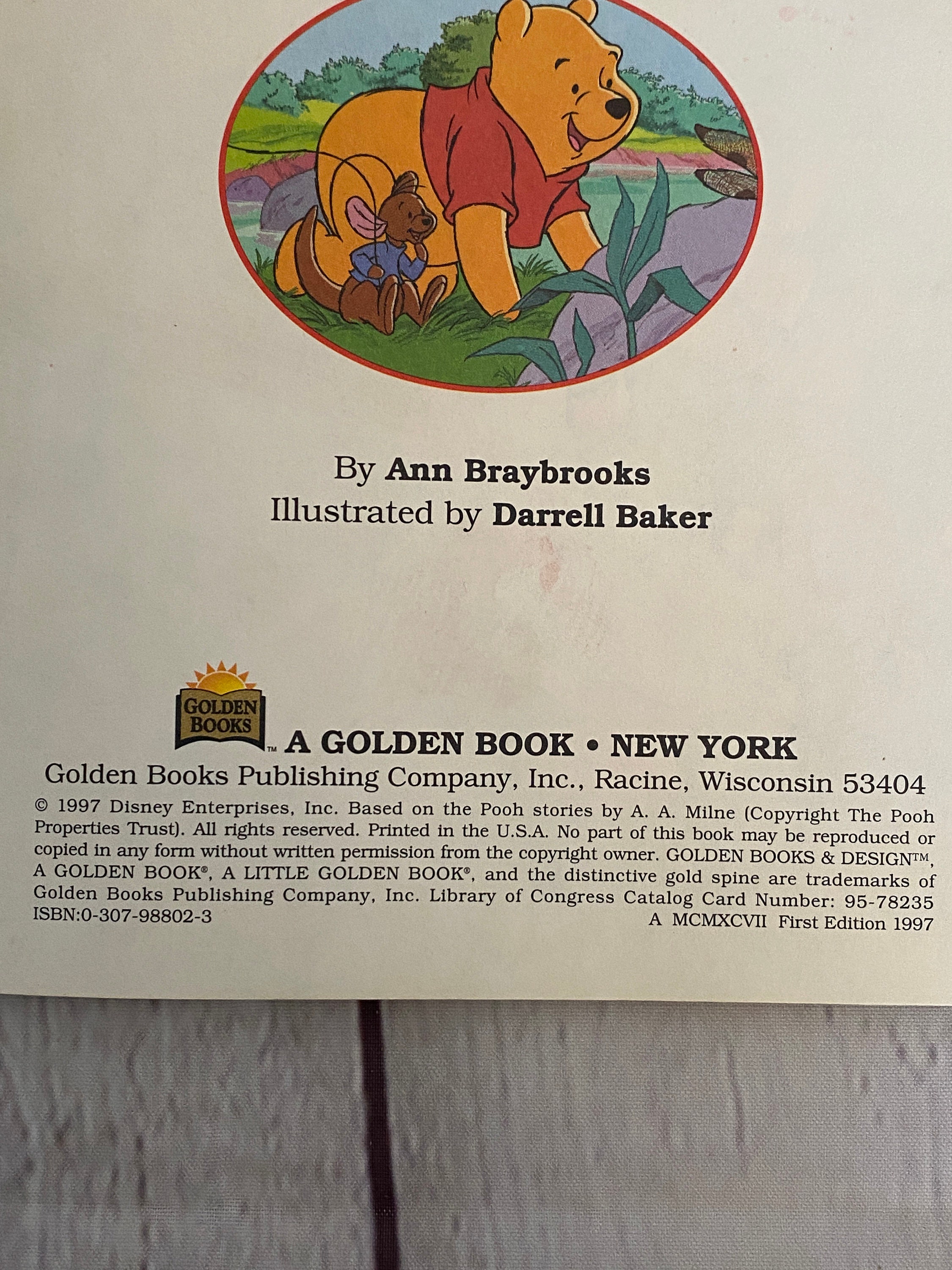 Pooh and the Dragon by Golden Books 1997 | Hardcover Children's Book by ...