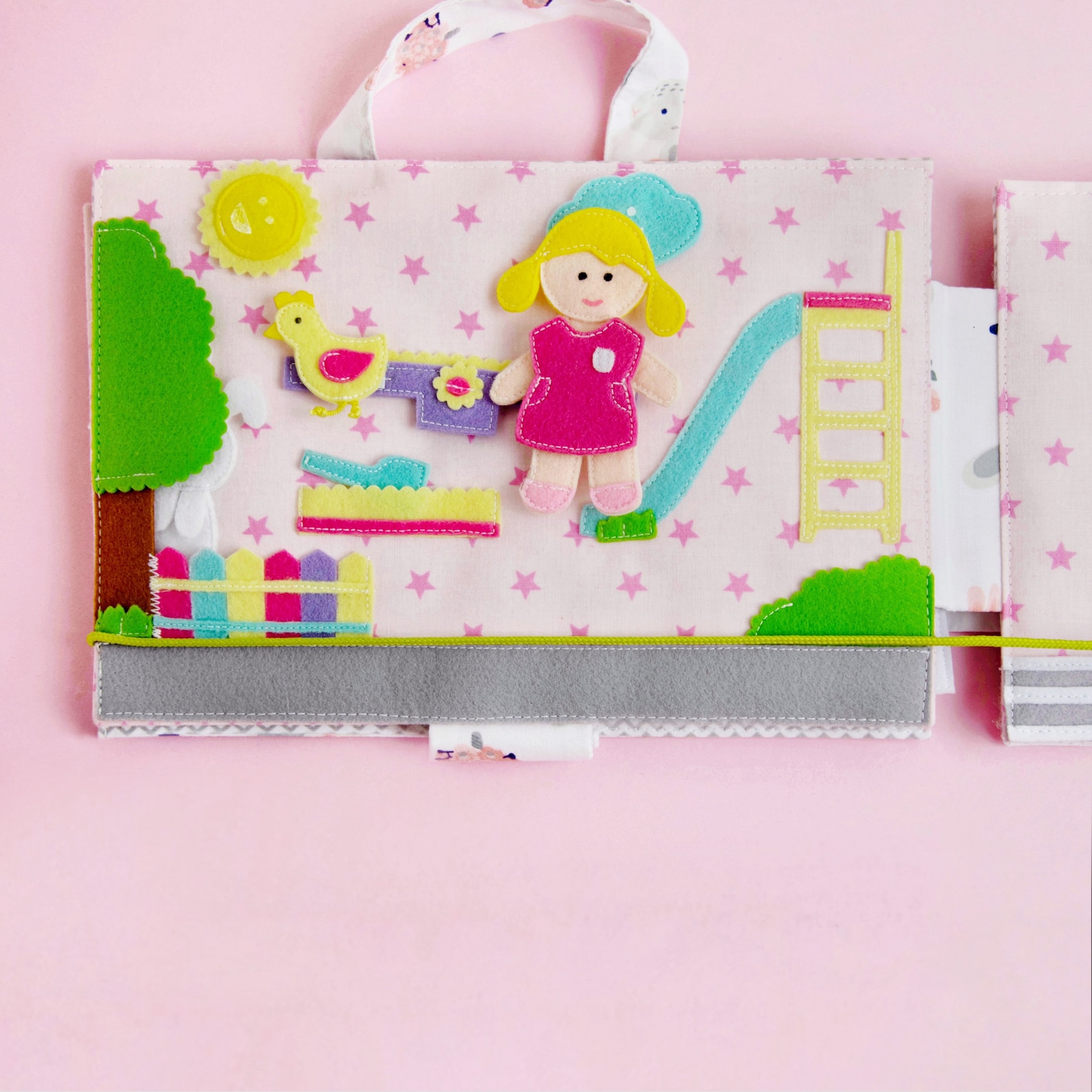 PERSONALIZED Felt Dollhouse Toddler Quiet Book Ideal - Etsy