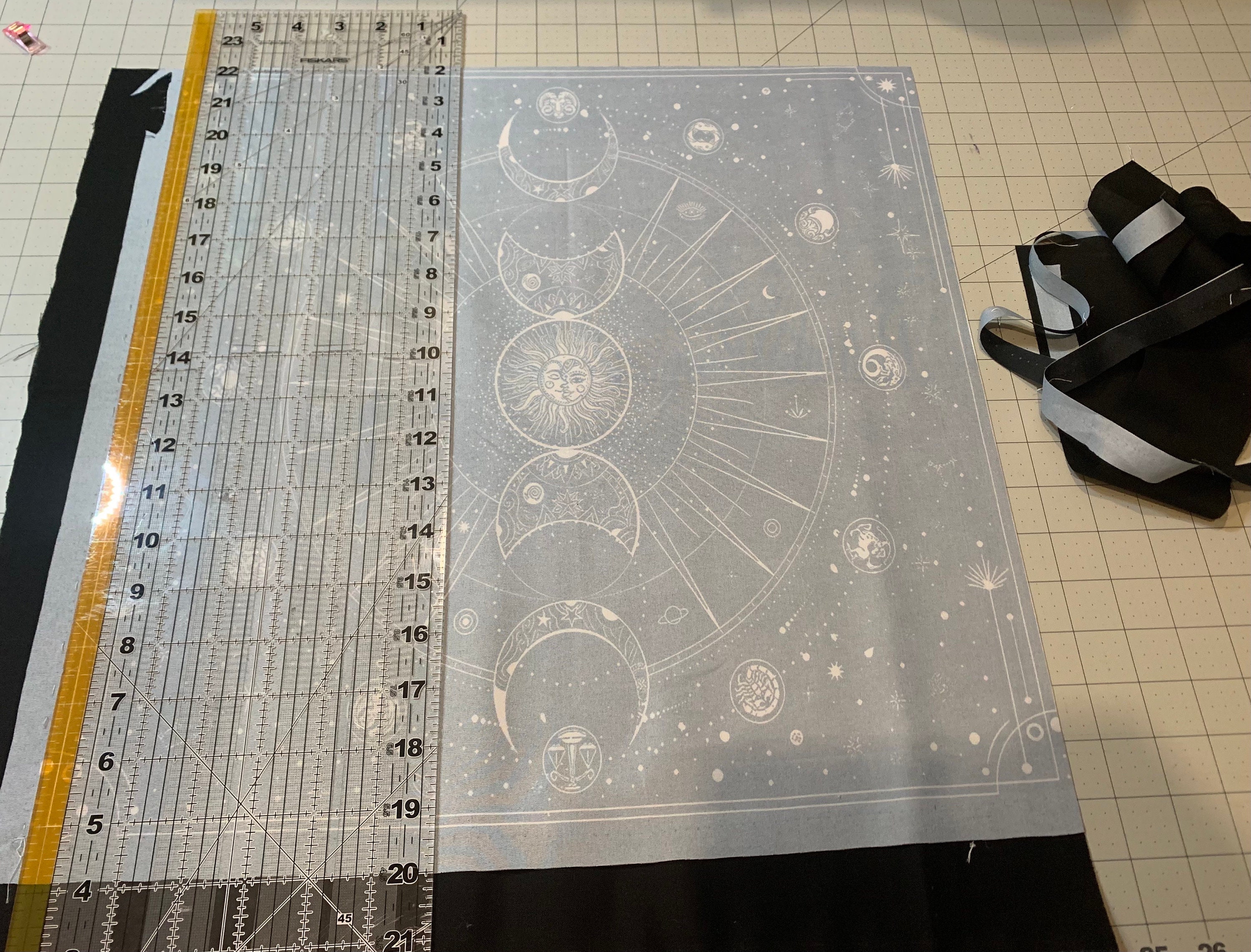 Celestial Zodiac Altar Cloth Tarot Cloth Altar Decor Double - Etsy