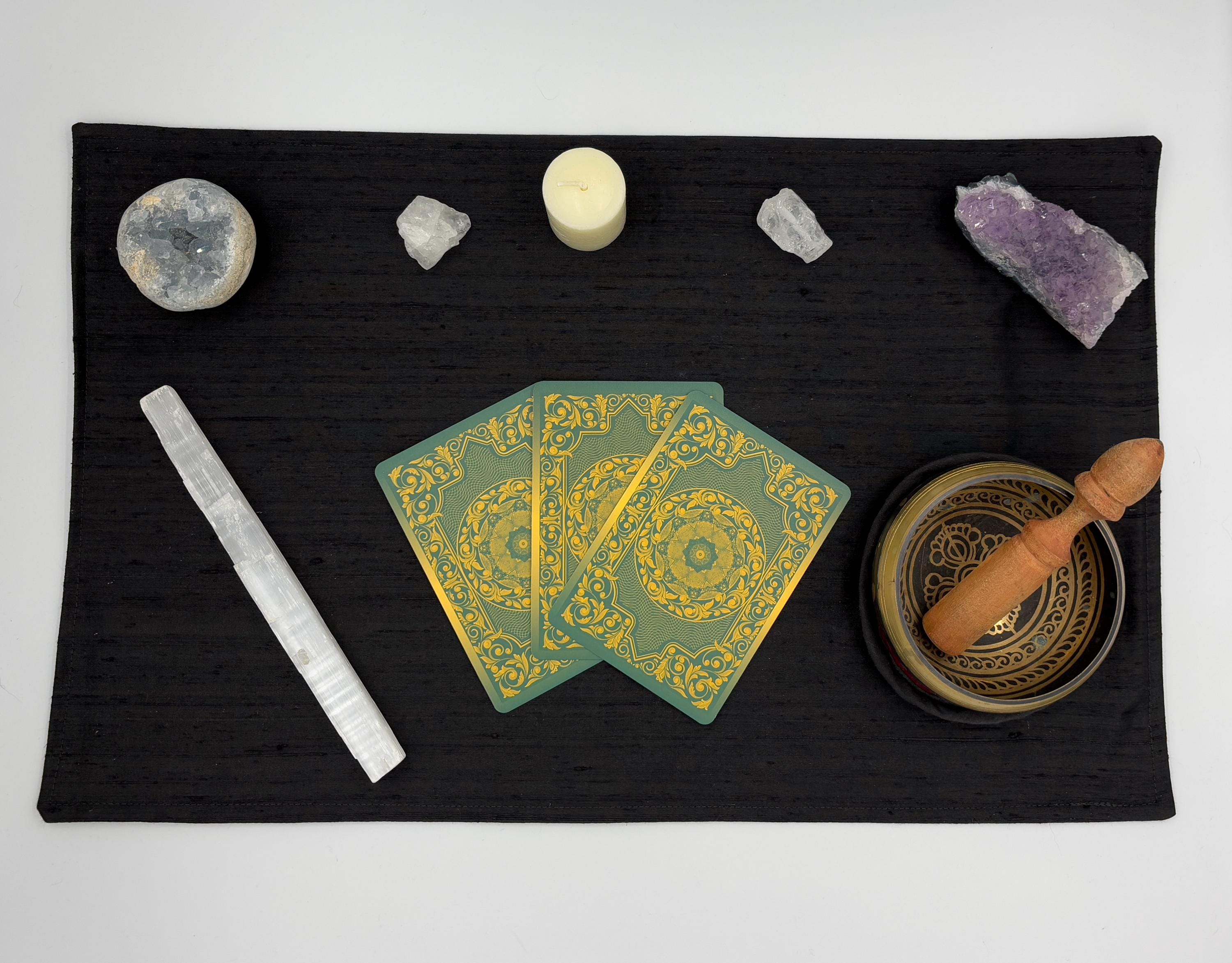 Silk Altar Cloth, Tarot Cloth, Altar Decor, Double Sided Altar Cloth ...