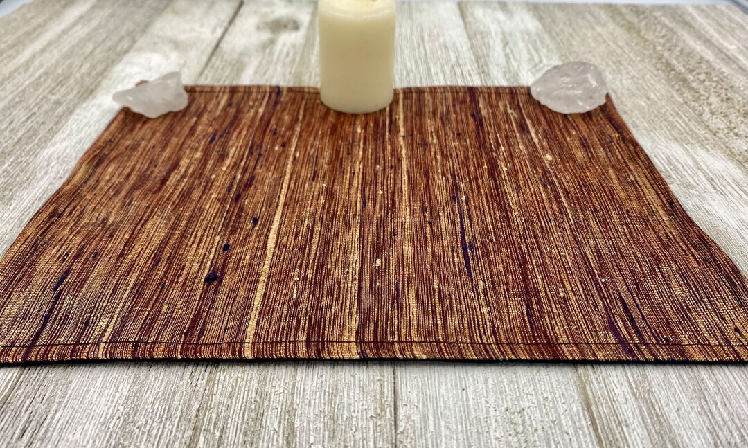 Silk MINI Altar Cloth - Tri Color, Traveling Altar Cloth, Portable ...