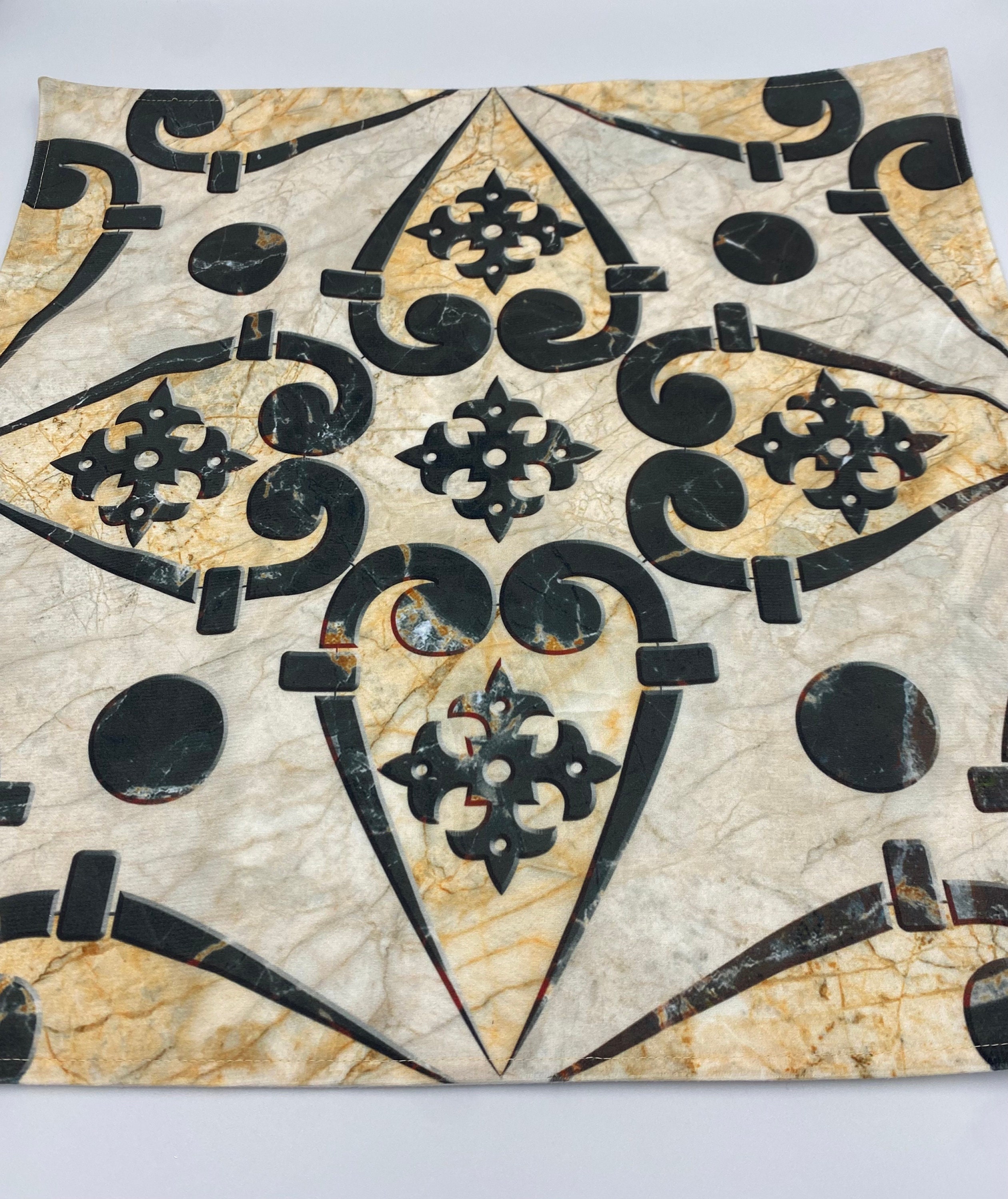 Gothic Grid Altar Cloth Tarot Cloth Altar Decor Double - Etsy