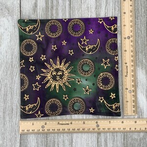 MINI Altar Cloth - Sun Moon, Tarot Cloth, Traveling Altar Cloth ...