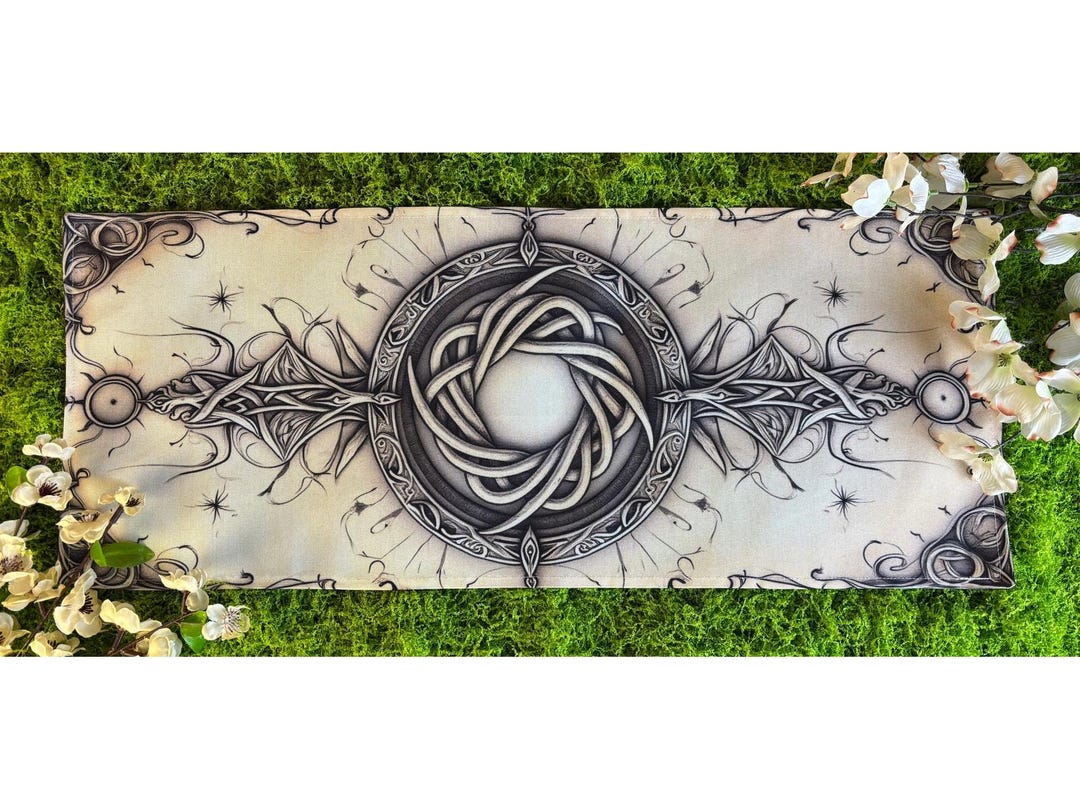 Altar Cloth, Table Runner, Tarot Cloth, Altar Decor, Divination Cloth ...