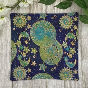 MINI Altar Cloth - Celestial, Tarot Cloth, Traveling Altar Cloth ...