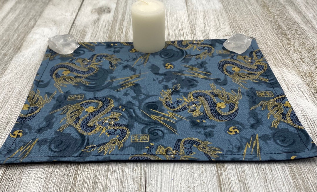 MINI Altar Cloth -dragon Traveling Altar Cloth, Portable Altar Cloth ...