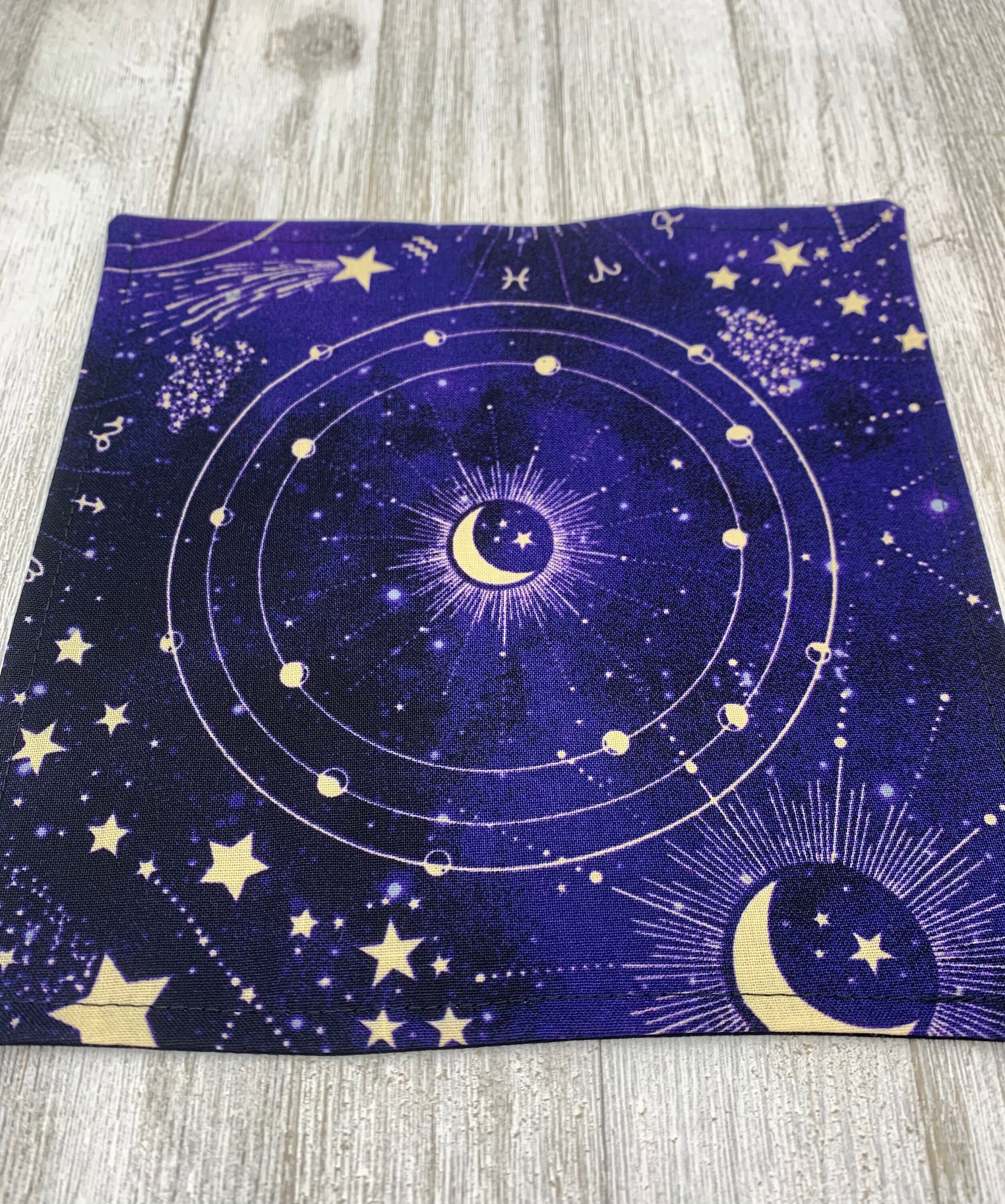MINI Altar Cloth Moon Tarot Cloth Traveling Altar Cloth - Etsy