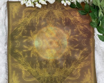 Tree of Life Altar Cloth, Tarot Cloth, Altar Decor, Double Sided Altar ...