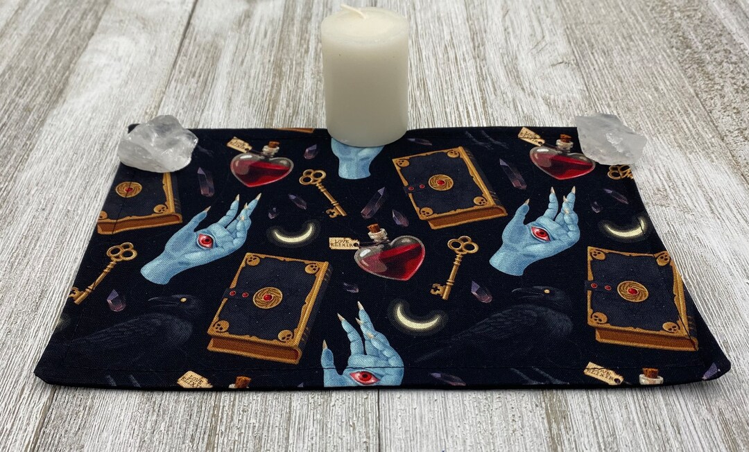 MINI Altar Cloth Witchy, Traveling Altar Cloth, Portable Altar Cloth ...