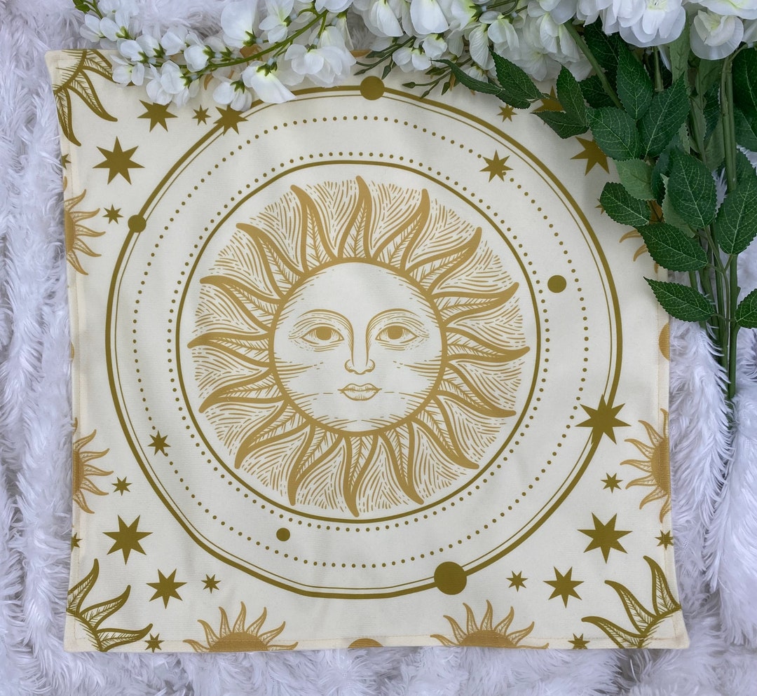 Sun Altar Cloth Tarot Cloth Altar Decor Double Sided Altar - Etsy