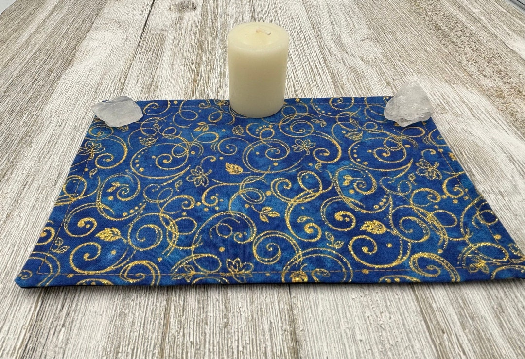 MINI Altar Cloth - Swirls, Traveling Altar Cloth, Portable Altar Cloth ...