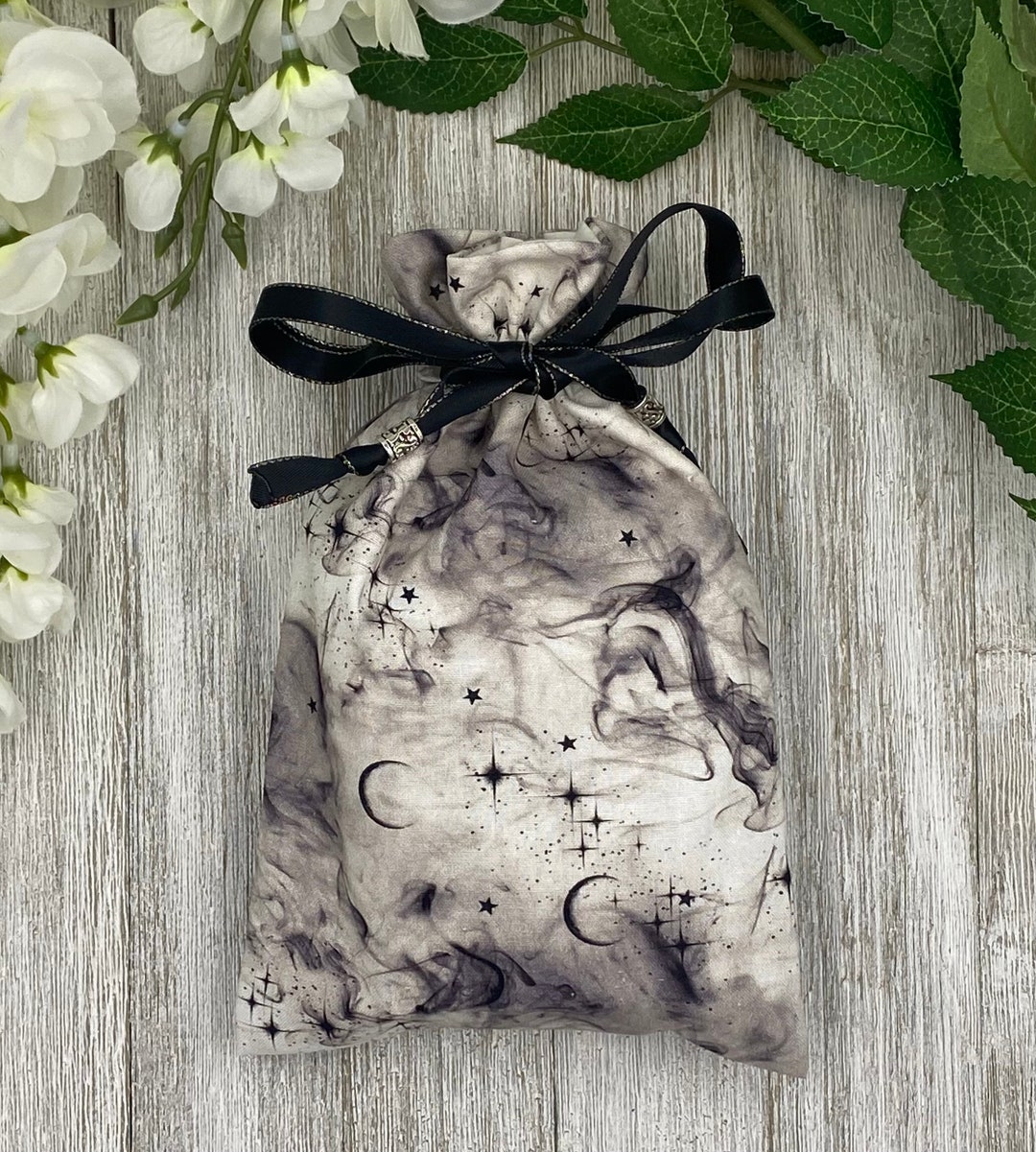 Misty Moon Tarot Bag/ Custom Tarot Pouch/ Keepsake Bag / Drawstring Bag ...