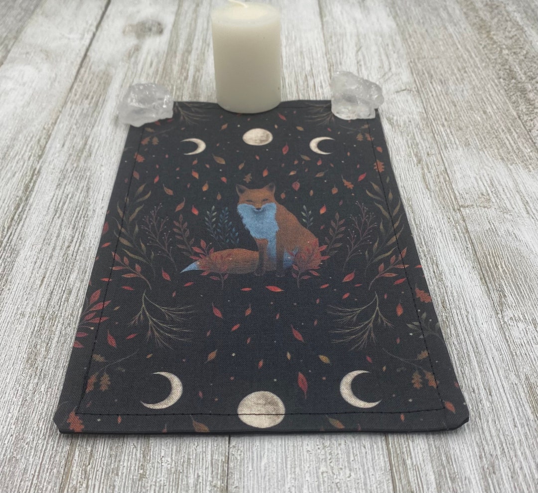 MINI Altar Cloth Fox, Traveling Altar Cloth, Portable Altar Cloth ...