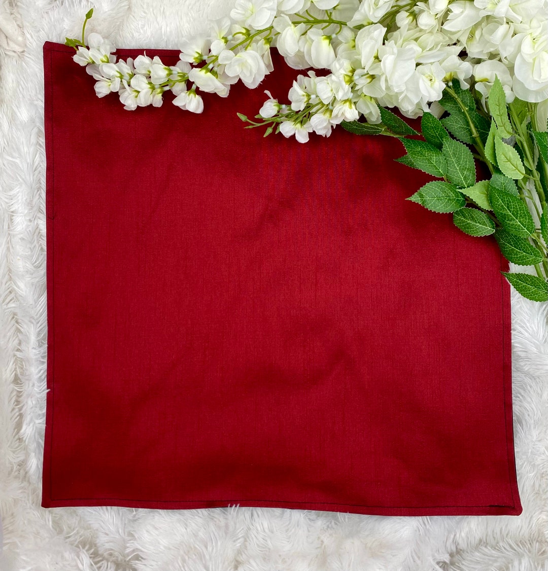 Red Altar Cloth, Tarot Cloth, Altar Decor, Double Sided Altar Cloth ...