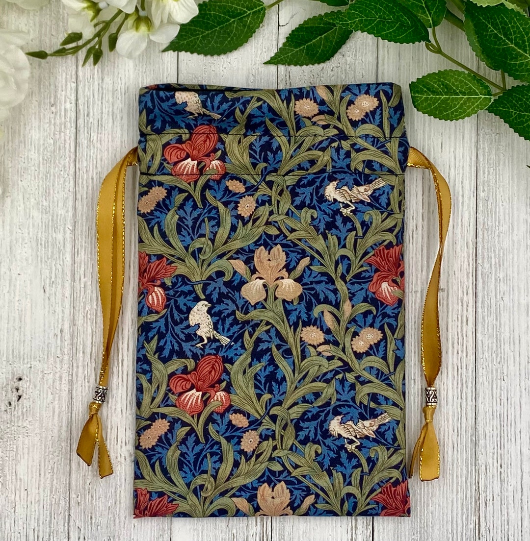 William Morris Tarot Bag, Custom Tarot Bag/ Keepsake Bag / Drawstring ...