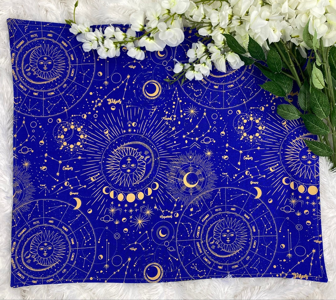 Celestial Sun Altar Cloth Tarot Cloth Altar Decor Double - Etsy