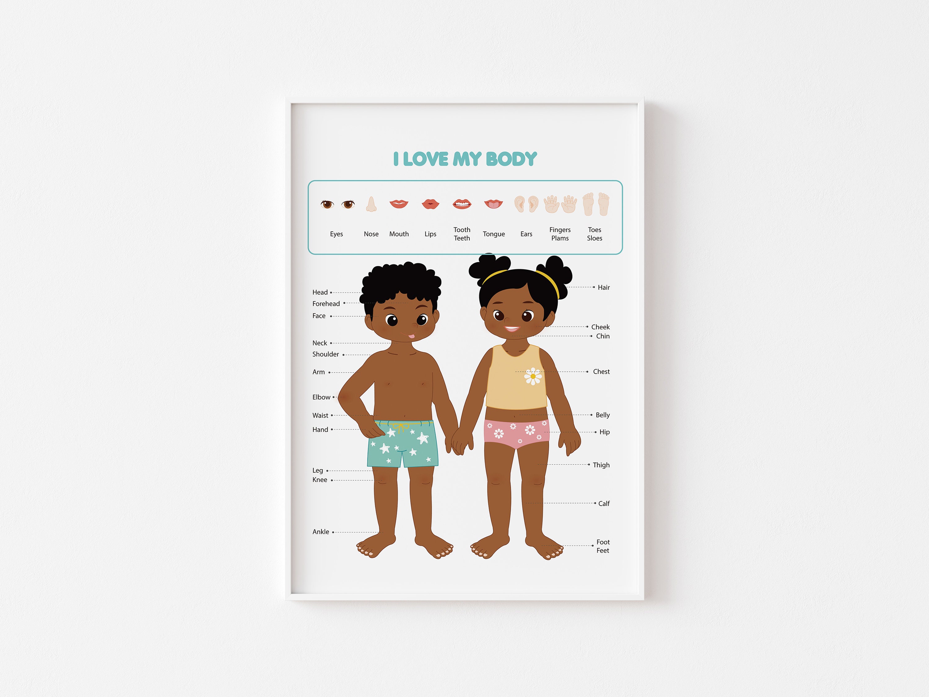 Body Poster Set | Educational Poster | Nursery Wall Art | Home School ...