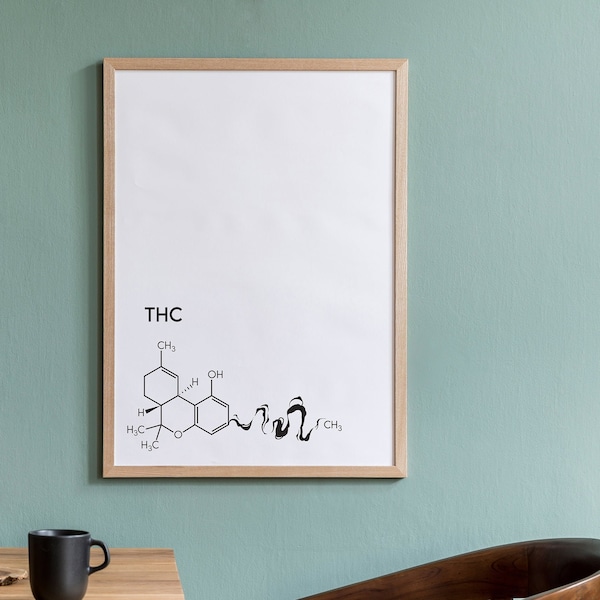 Cannabis Posters Chemistry - Etsy