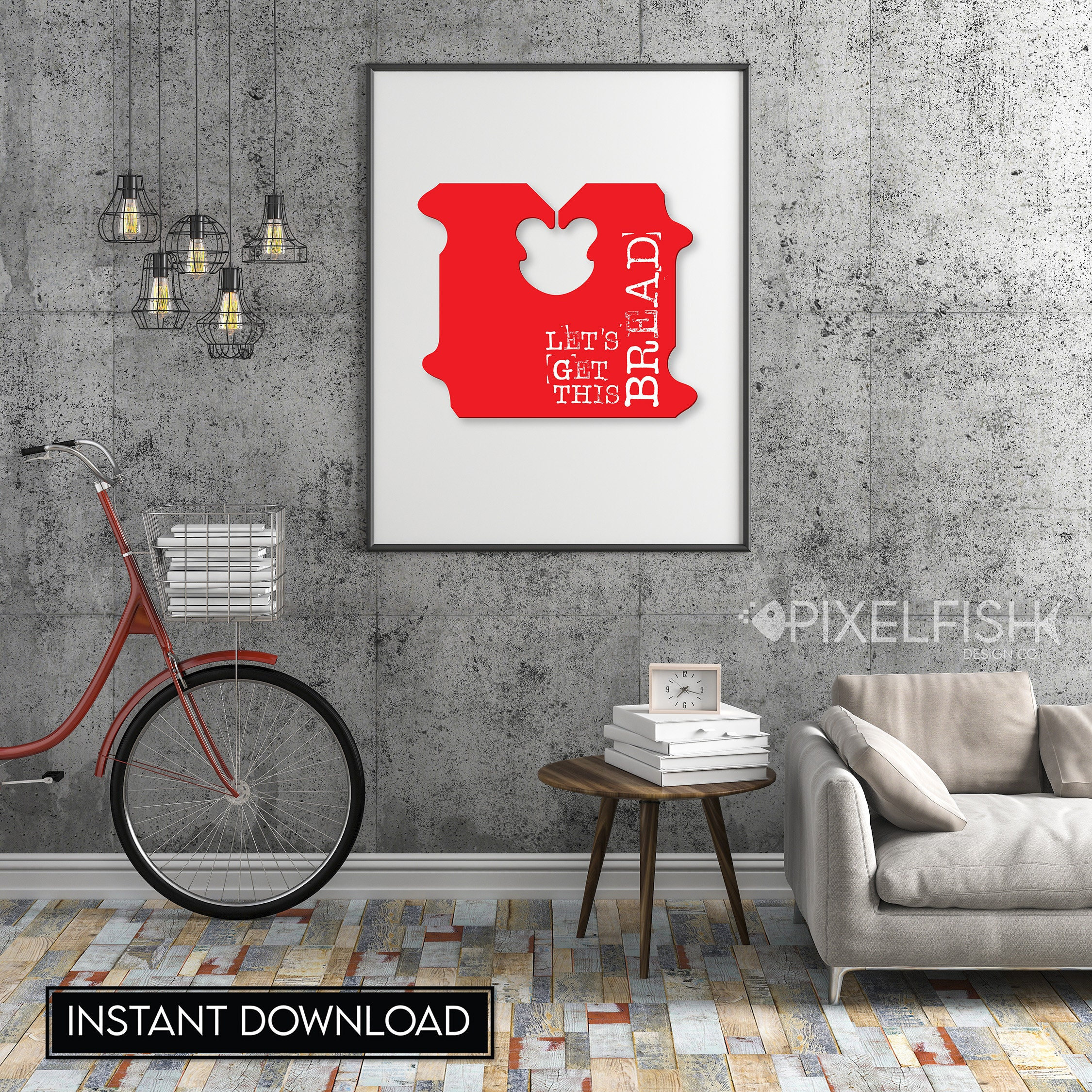 Lets Get This Bread Poster // Money Poster // Get Money Poster // Hip ...