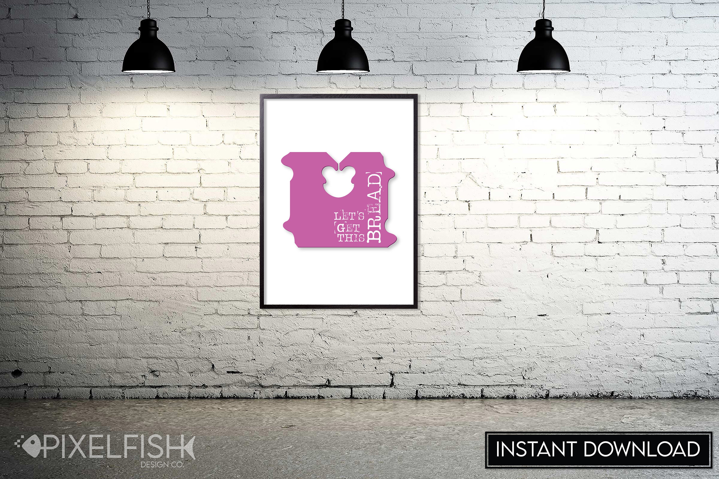 Lets Get This Bread Poster // Money Poster // Get Money Poster // Hip ...