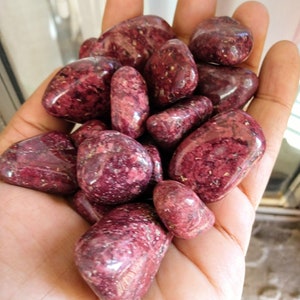 Large/ XL Red Wine Quartz Tumbled Stones From South Africa ...