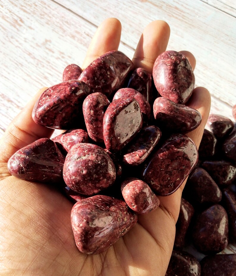 Large/ XL Red Wine Quartz Tumbled Stones From South Africa - Etsy