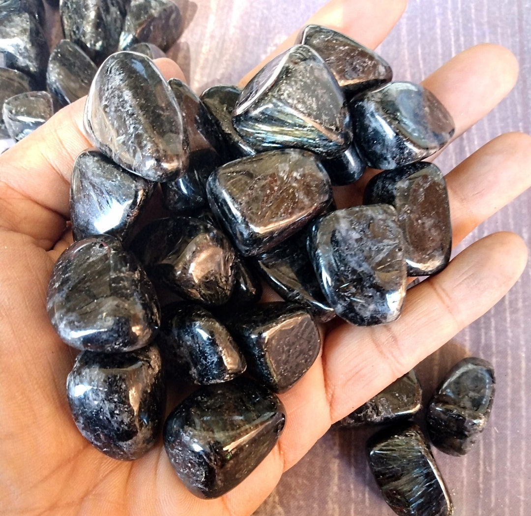 Arfvedsonite Rare Tumbled Stones Supercharged Energy, Communication ...