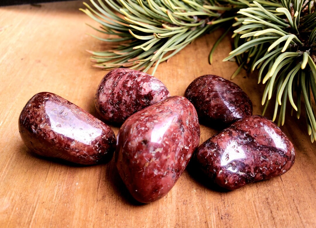 Large/ XL Red Wine Quartz Tumbled Stones From South Africa ...