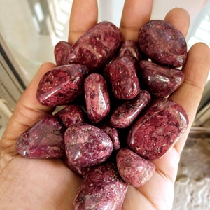Large/ XL Red Wine Quartz Tumbled Stones From South Africa ...