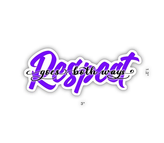 Pegatina de respeto / pegatinas de botella de agua pegatina - Etsy España