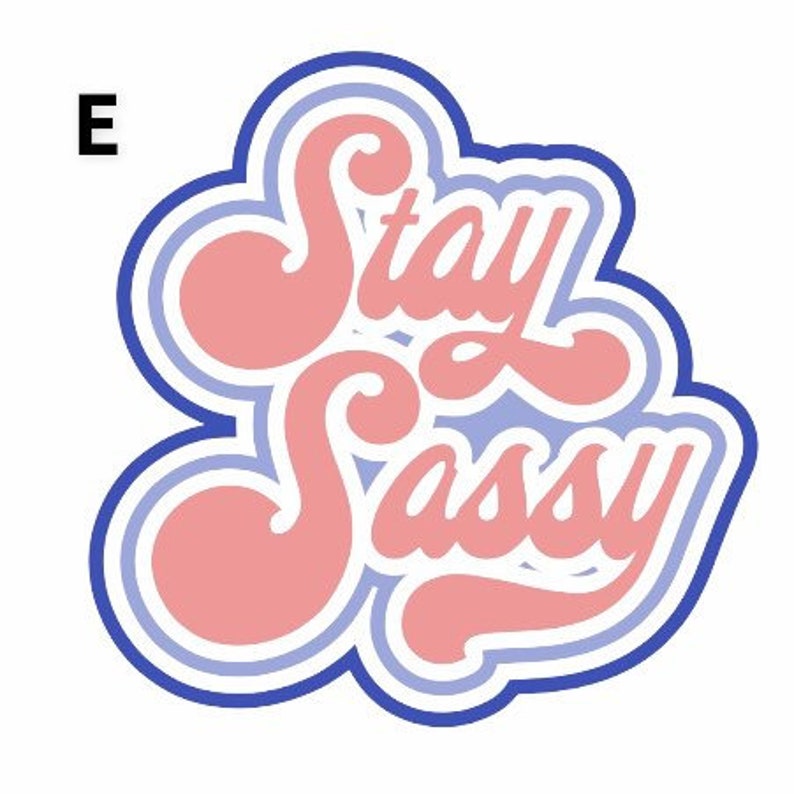Stay Sassy Sticker Decal Funny Computer Stickers - Etsy