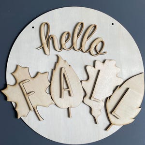 Fall Sign Wood Craft Kit - Etsy