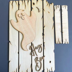 Ghost Wood Craft Kit Sign/ Halloween Craft Sign - Etsy