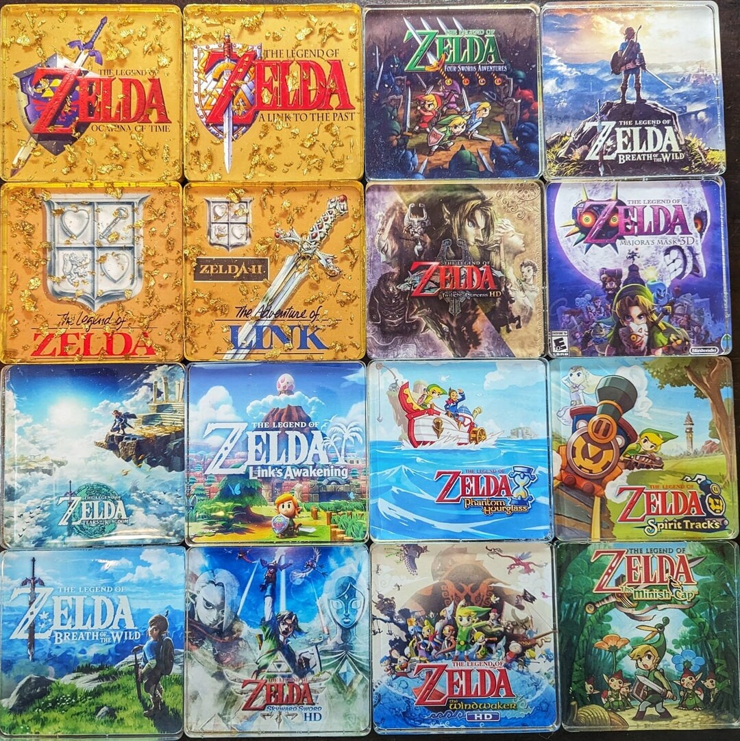 The Legend of Zelda Coasters - Etsy