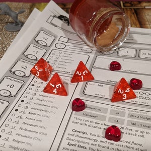 D&D Potion of Healing Set - Etsy