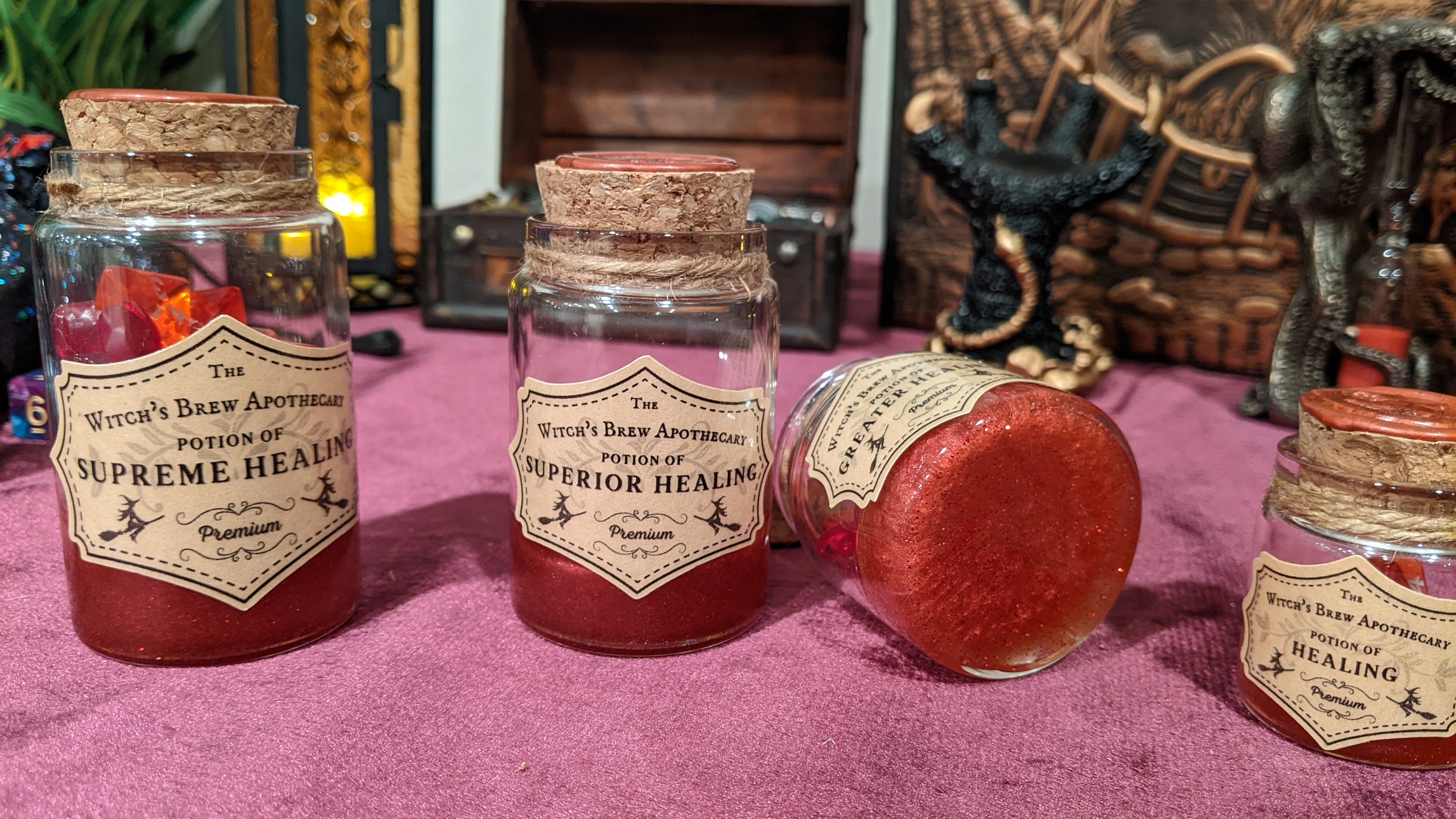 D&D Potion of Healing Set - Etsy