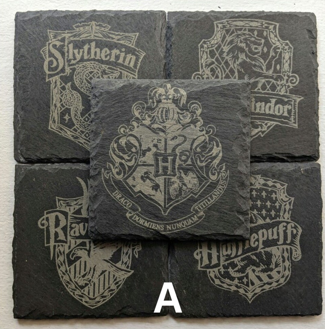 Harry Potter Coaster Set - Etsy