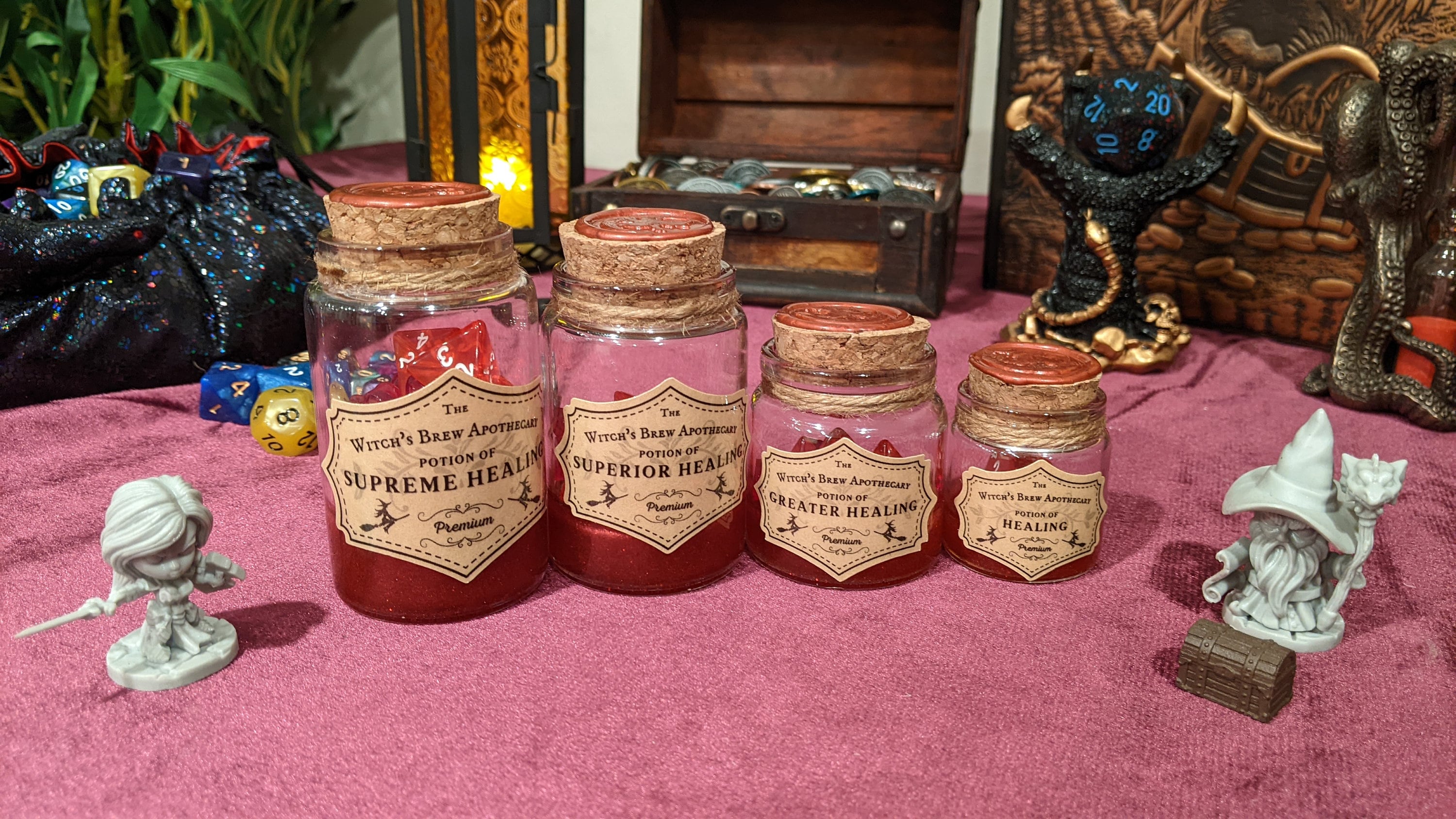 D&D Potion of Healing Set - Etsy
