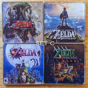 The Legend of Zelda Coasters - Etsy