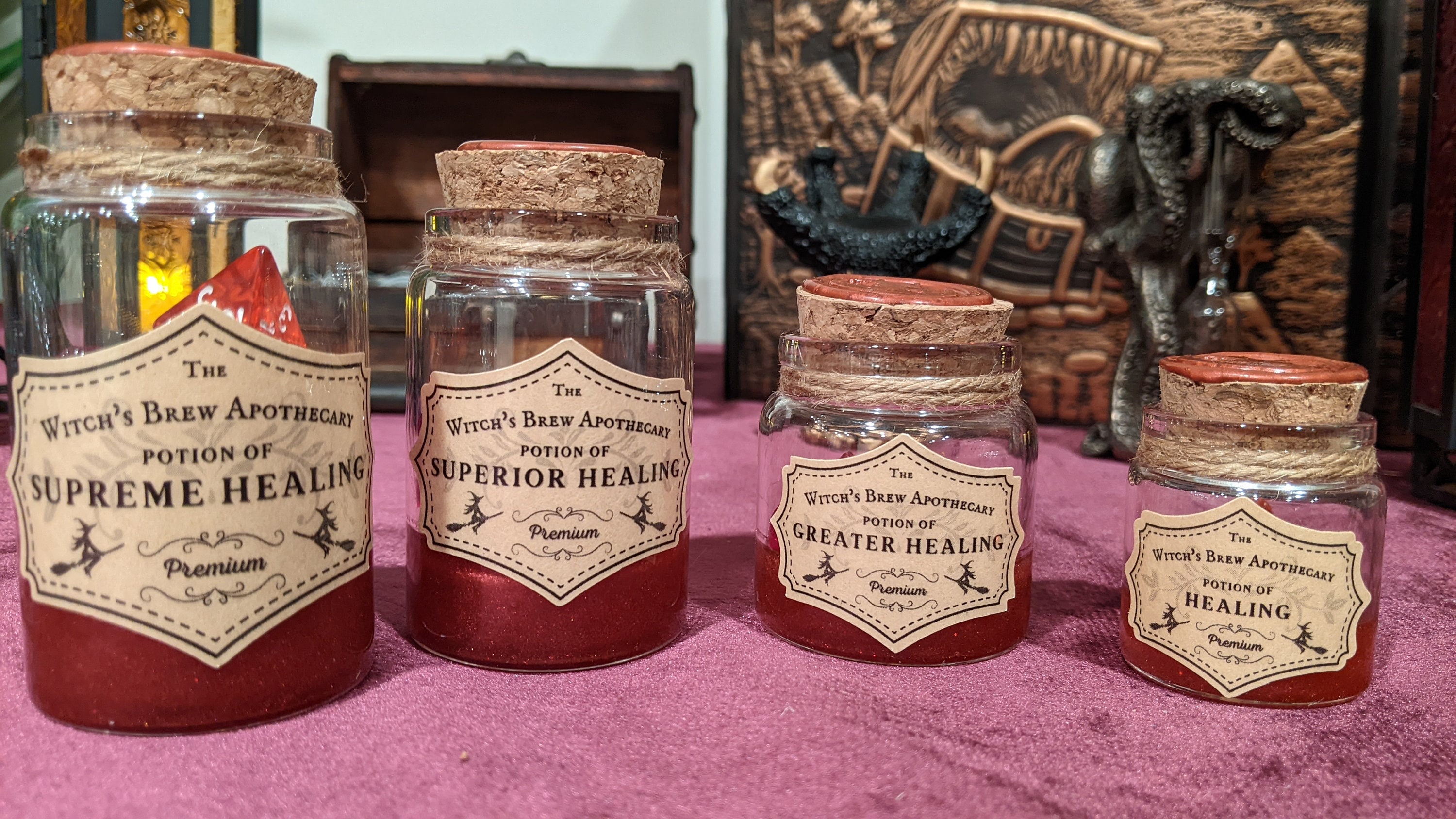 D&D Potion of Healing Set - Etsy