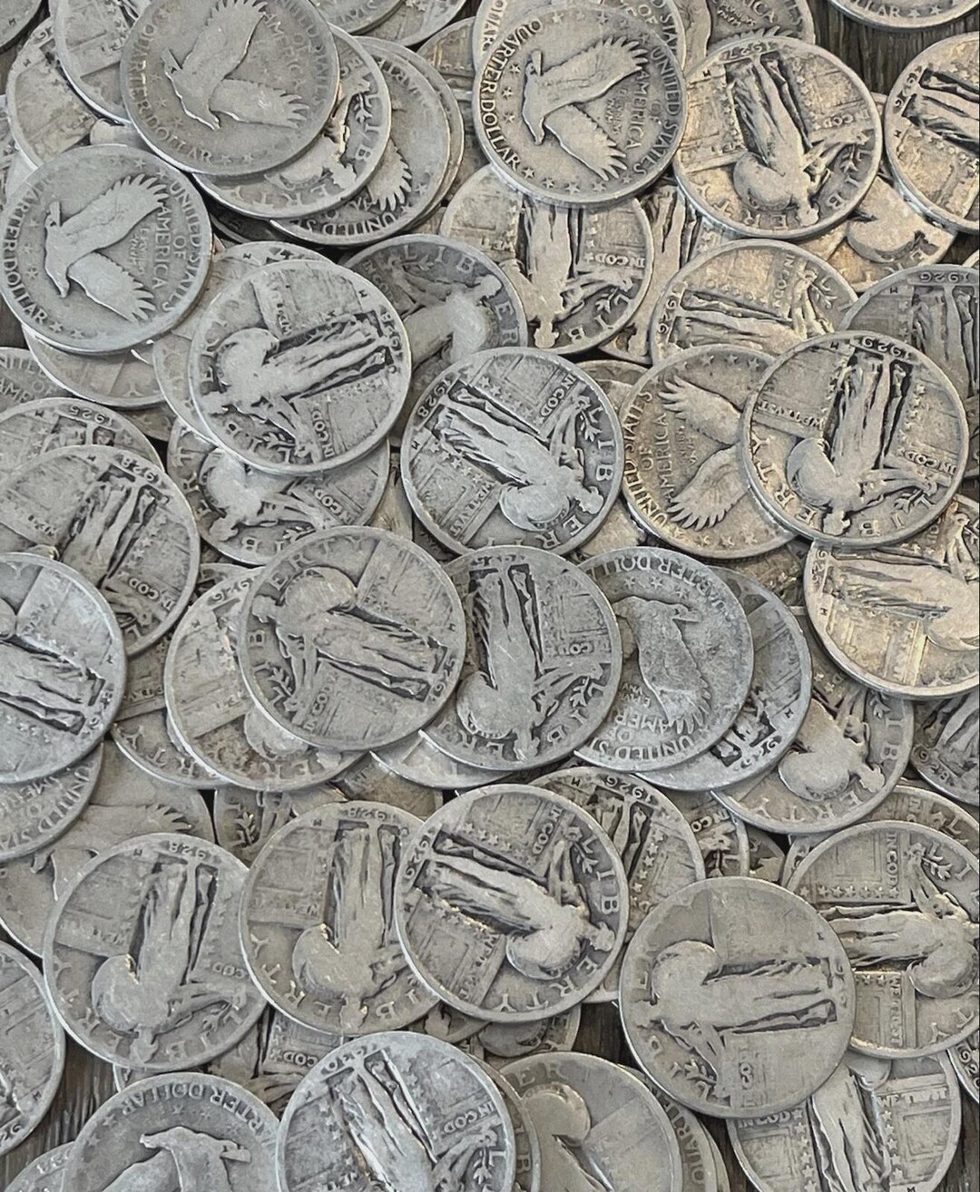 Standing Liberty Silver Quarters – 90% Silver Coins With Readable Dates ...